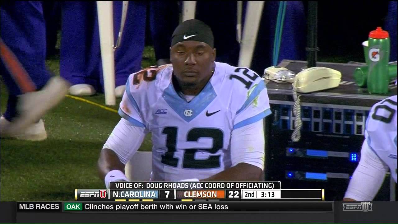 wk5 cfb unc clem doug rhoads track1 - YouTube