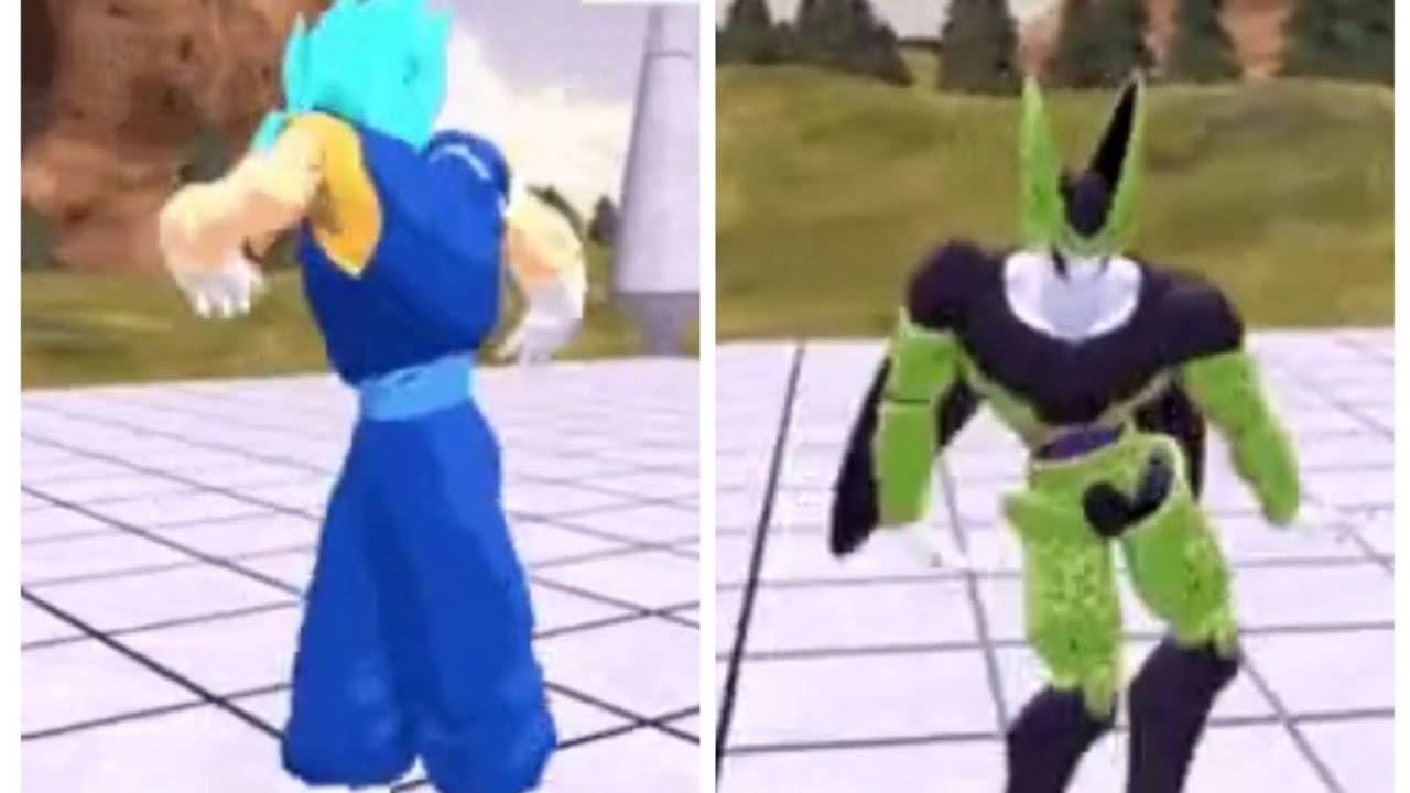 vegito ssj blue and perfect cell dance gif(no sound) - YouTube