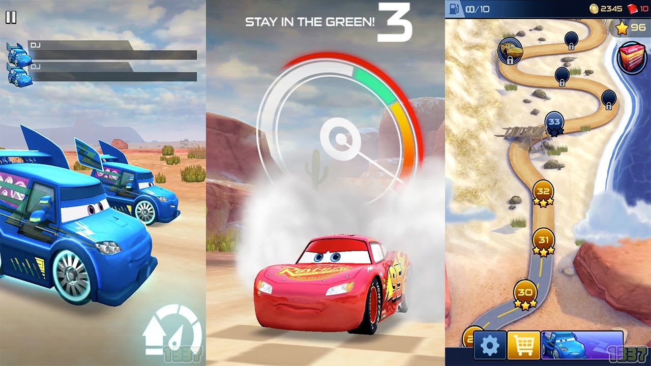Cars: Lightning League - Level 26-35 DJ vs DJ Boss (iOS, Android ...