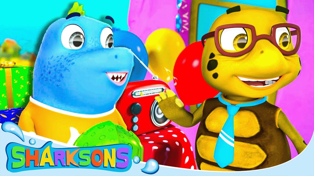 Party Time Song | The Sharksons - Songs for Kids | Nursery Rhymes ...