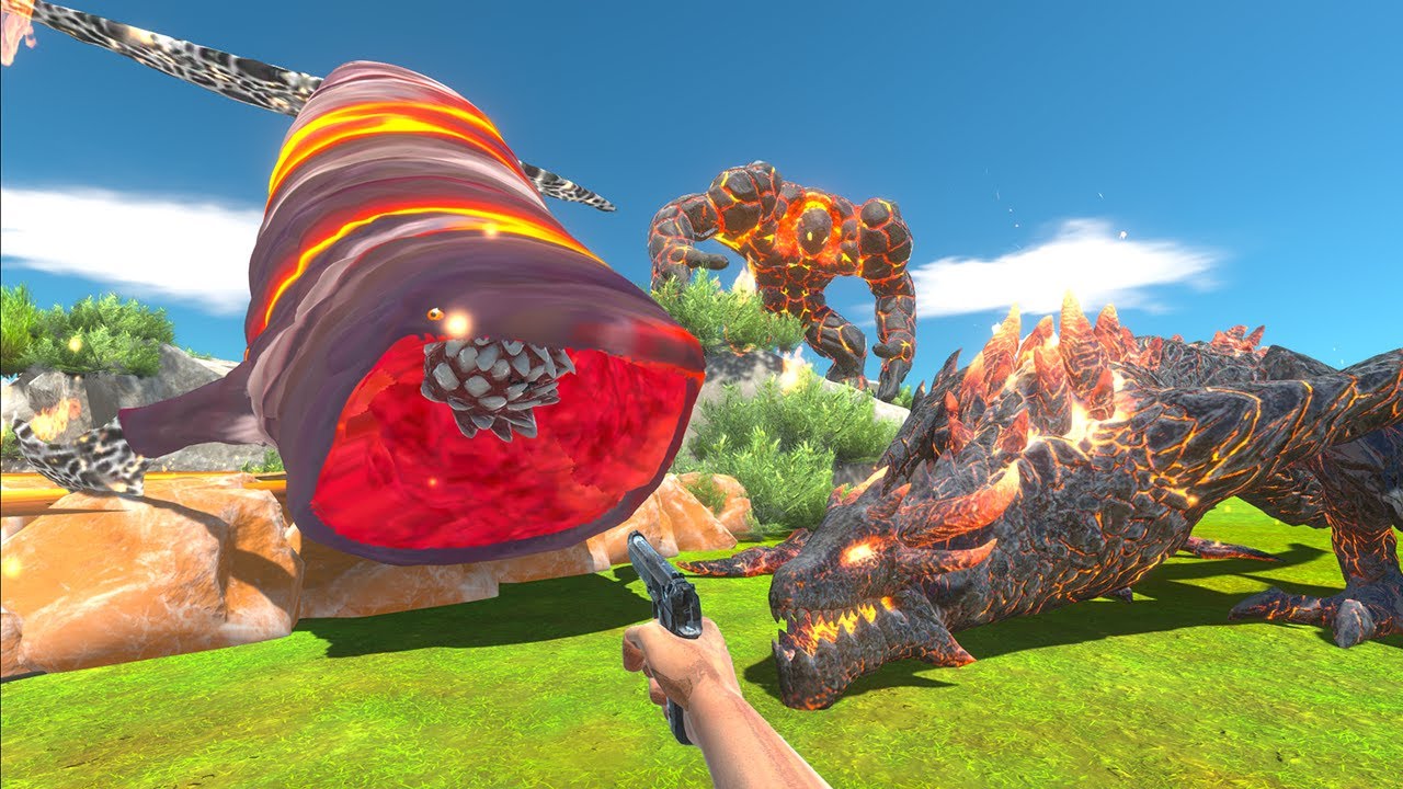 I Hunted a Giant Mutant Bloop and Lava Dragon - Animal Revolt Battle ...