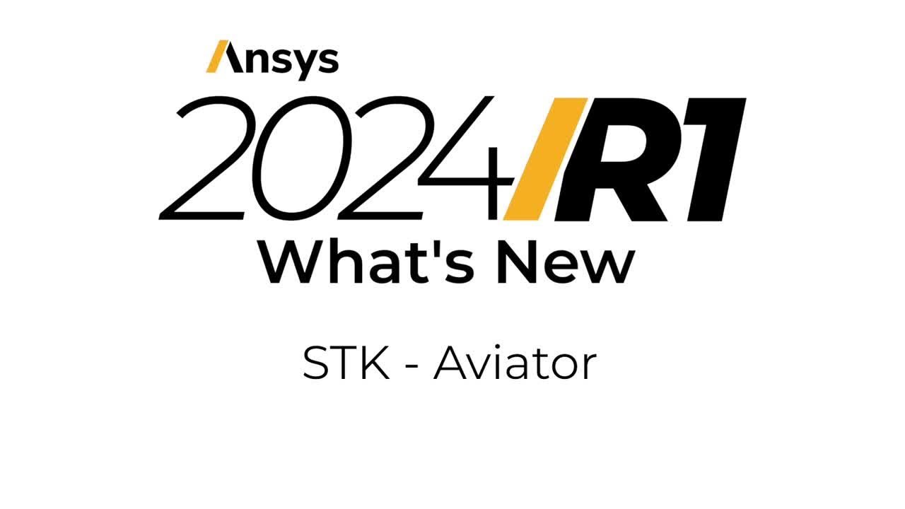 Ansys 2024 R1: What's New in STK Aviator - YouTube