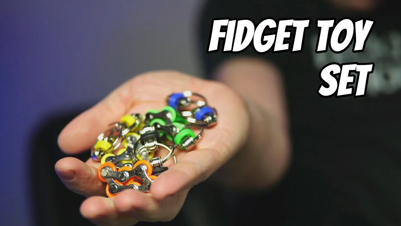 Roller Chain and Flippy Chain Stress Reducer - CHENGU 16 Pcs Fidget ...
