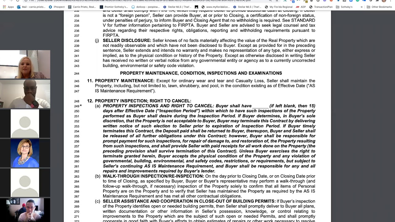 FAR/BAR vs The Residential Contract - YouTube