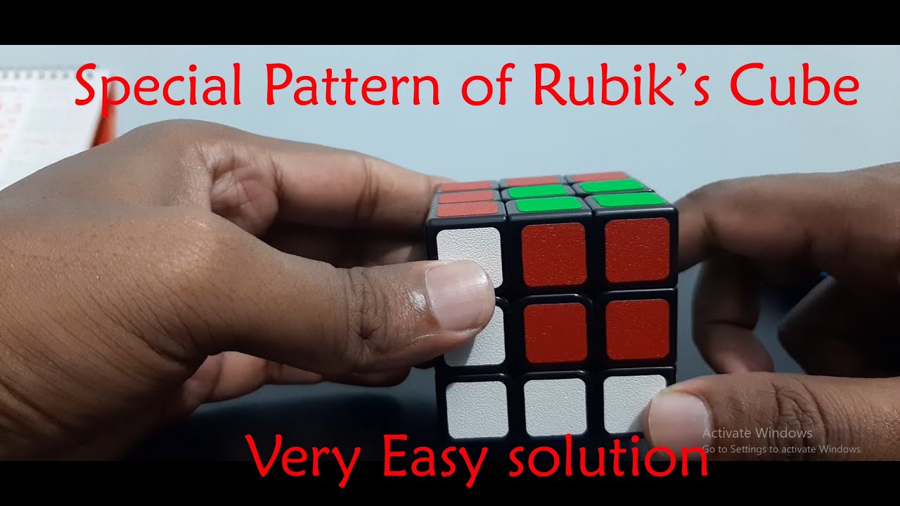 Rubik's Cube Magic Tricks Pattern. Rubik's cubes solved. Rubik's cube ...
