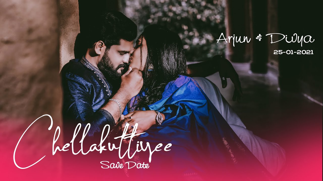 Chellakuttiye Song Save Date | Arjun & Divya | Rcube Photography - YouTube