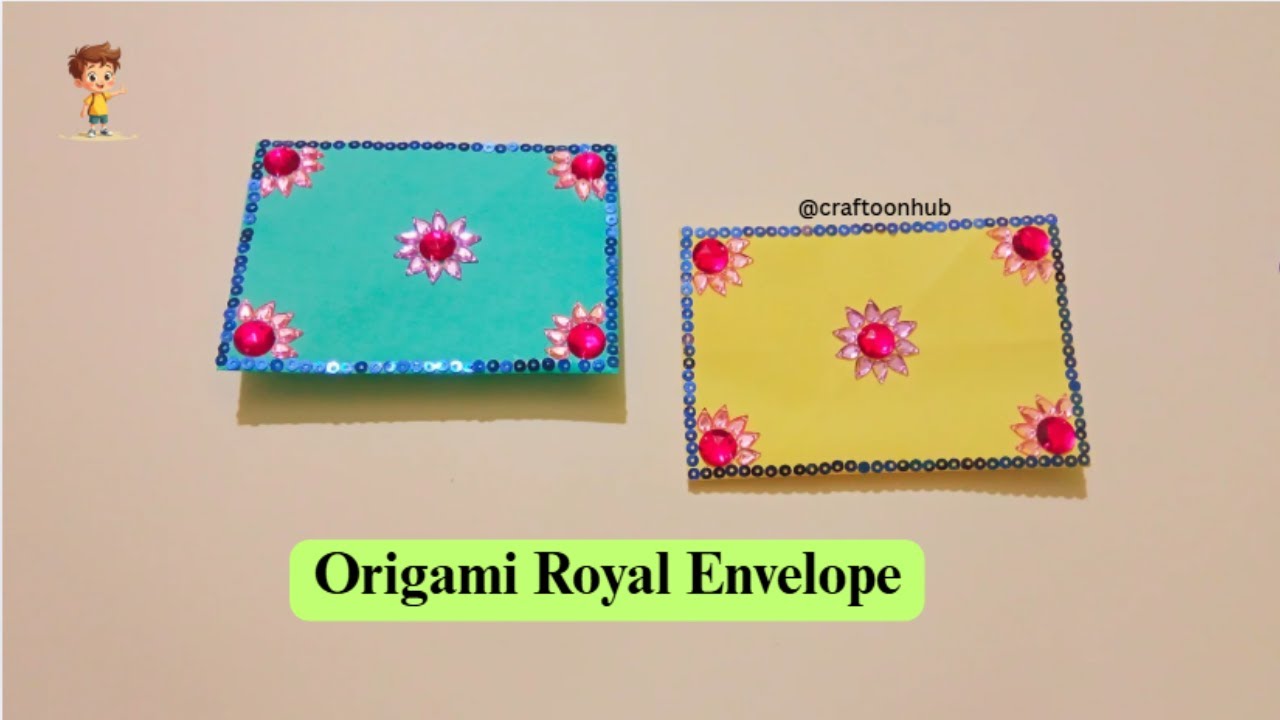Origami Royal Envelope Design | Elegant DIY Gift Envelope Tutorial ...