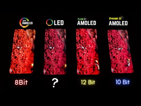 Super AMOLED vs OLED vs Flow OLED vs Dynamic AMOLED 2X - Display Test!