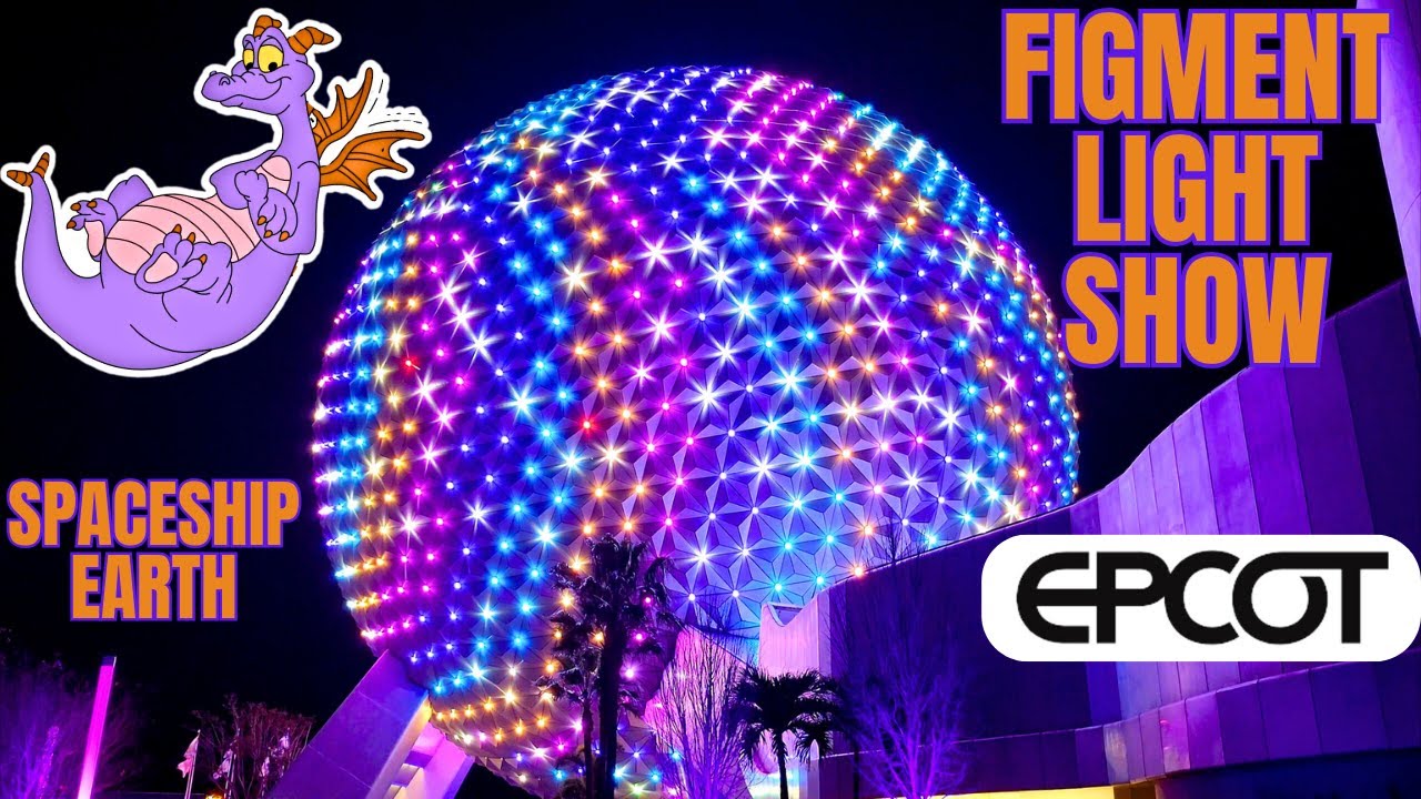 The Figment Light Show | Lights dance to "One Little Spark ...