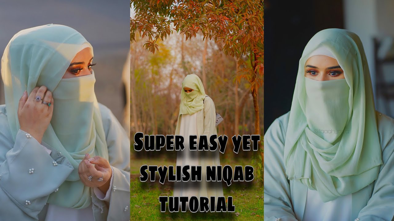 2 Super easy yet stylish niqab tutorials for summer 🤩 - YouTube
