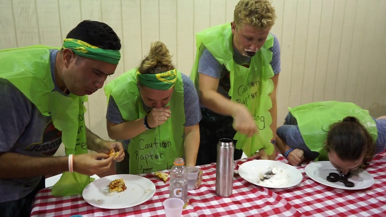 Color War 2018 Eating Contest and Day 1 Score - YouTube