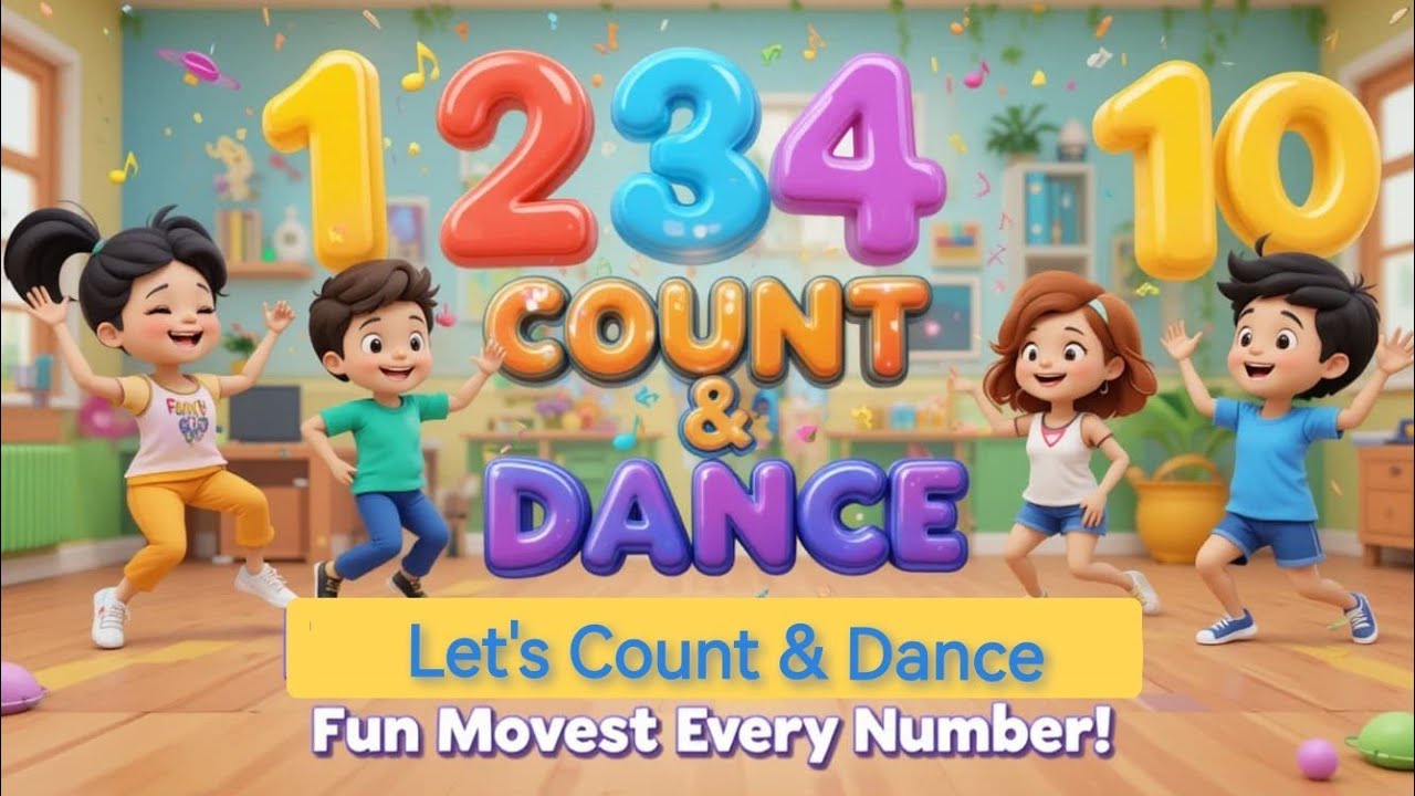 Let’s Count & Dance! | Fun Counting Song for Kids 1 to 10 | Learn ...