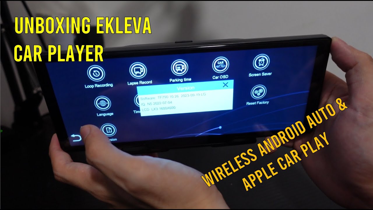 UNBOXING: Ekleva Universal Car Player (Supports Wireless Android Auto ...