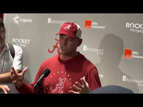 Kalen DeBoer NEW Alabama Open Practice presser - YouTube