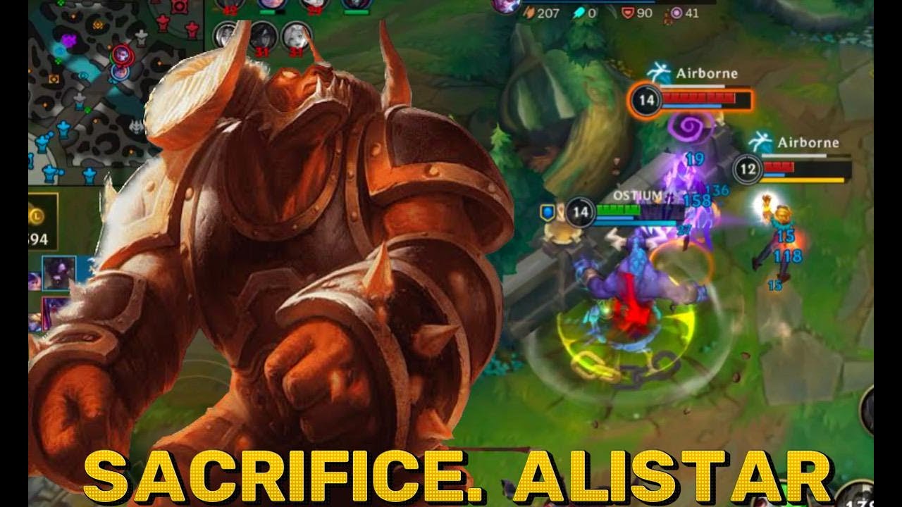 Wild Rift Alistar Support Gameplay | Season 7 | - YouTube