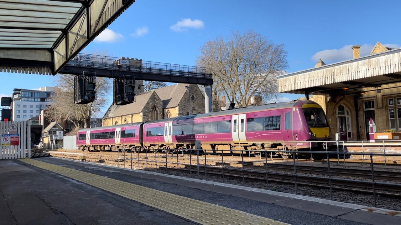 EMR Class 170 - Lincoln - YouTube