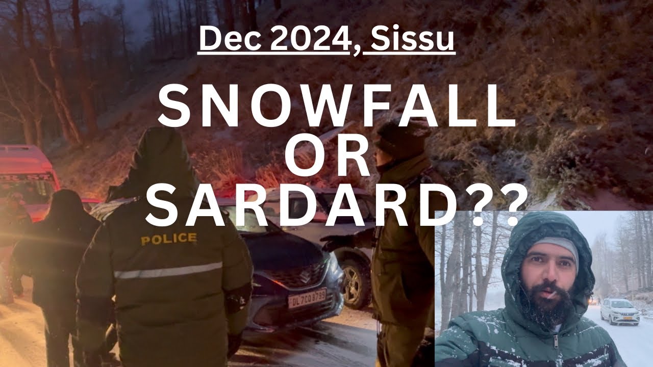 Season First Snowfall | Dec 2024 | Sissu Himachal #snowfall #2024 #youtube #vlog #yt - YouTube