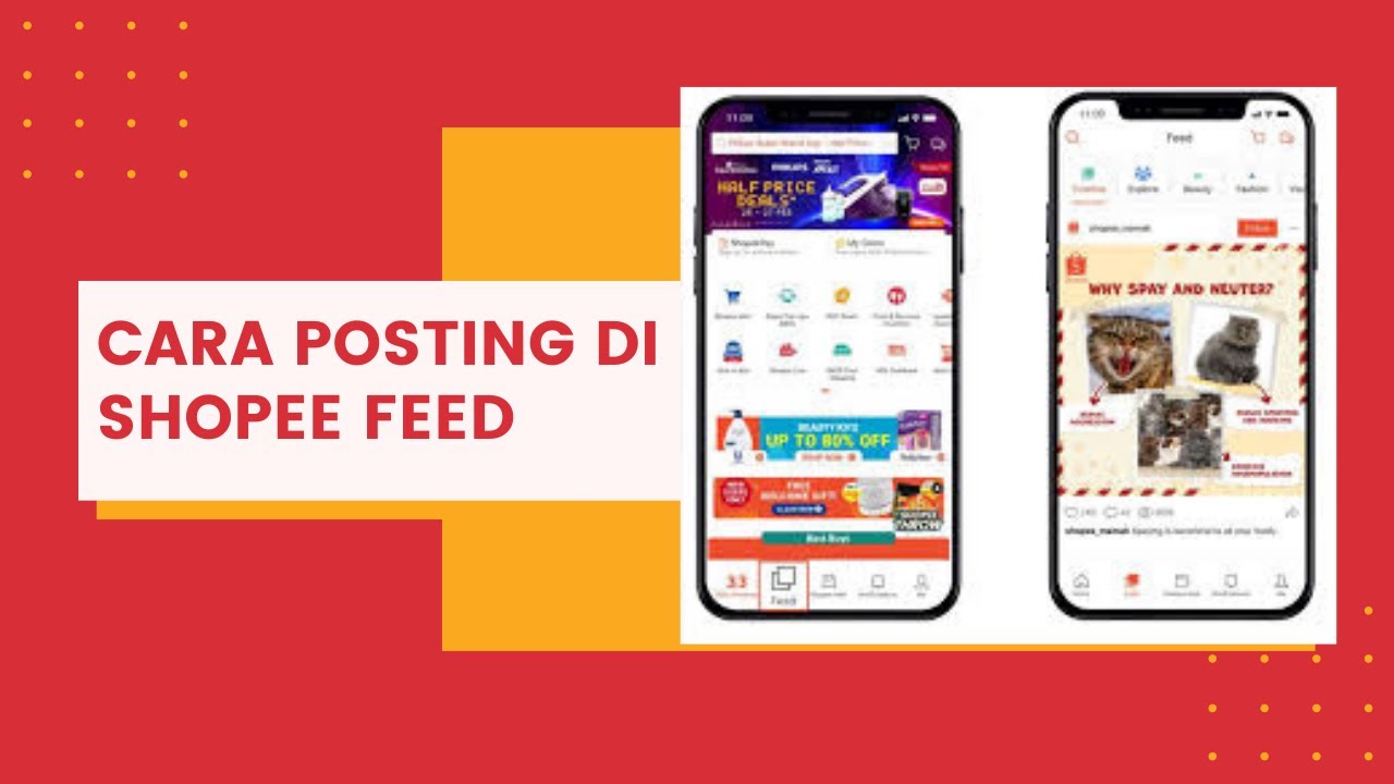 Cara membuat postingan shopee feed dengan mudah 2022 - YouTube