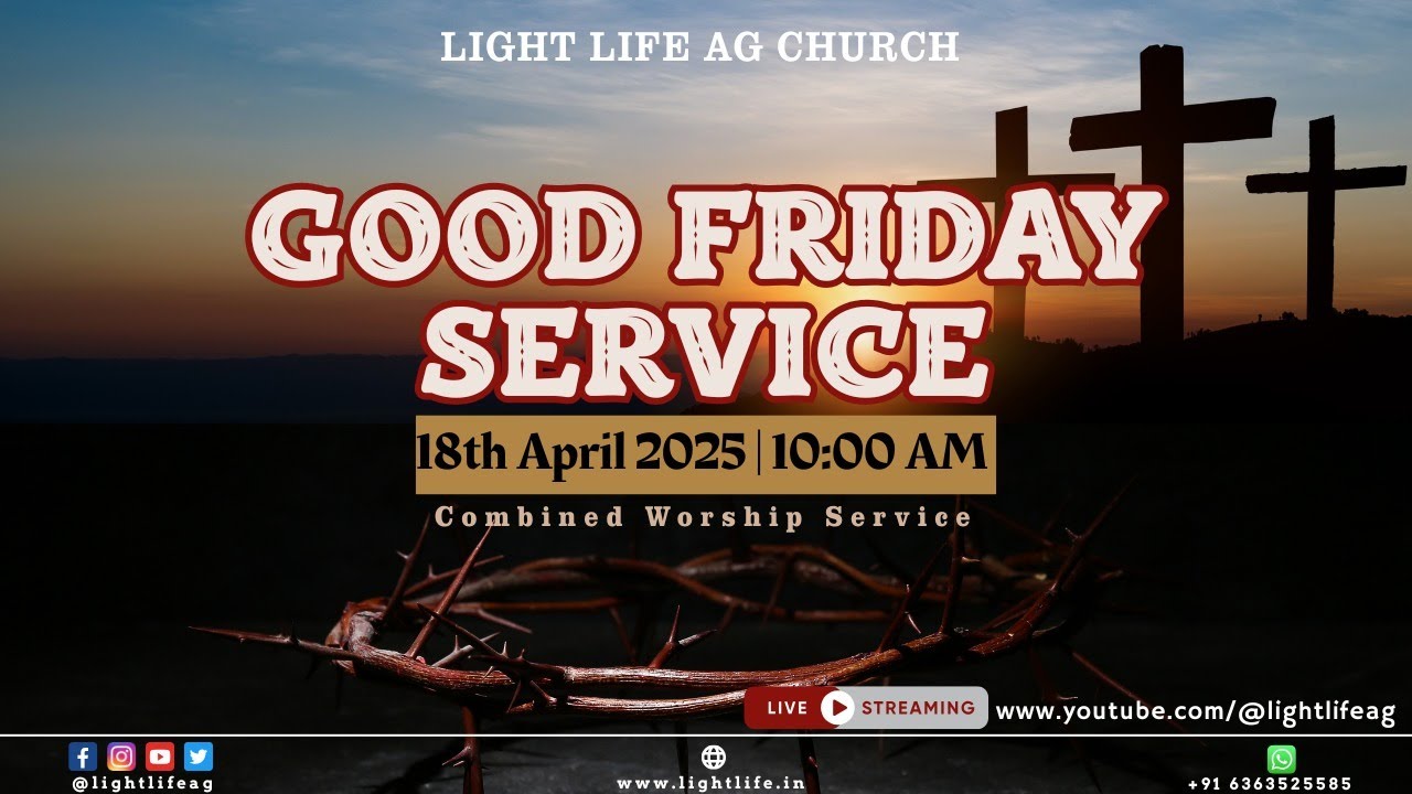 GOOD FRIDAY | Pr. Febin George | 18th April 2025 | Sunday Worship ...