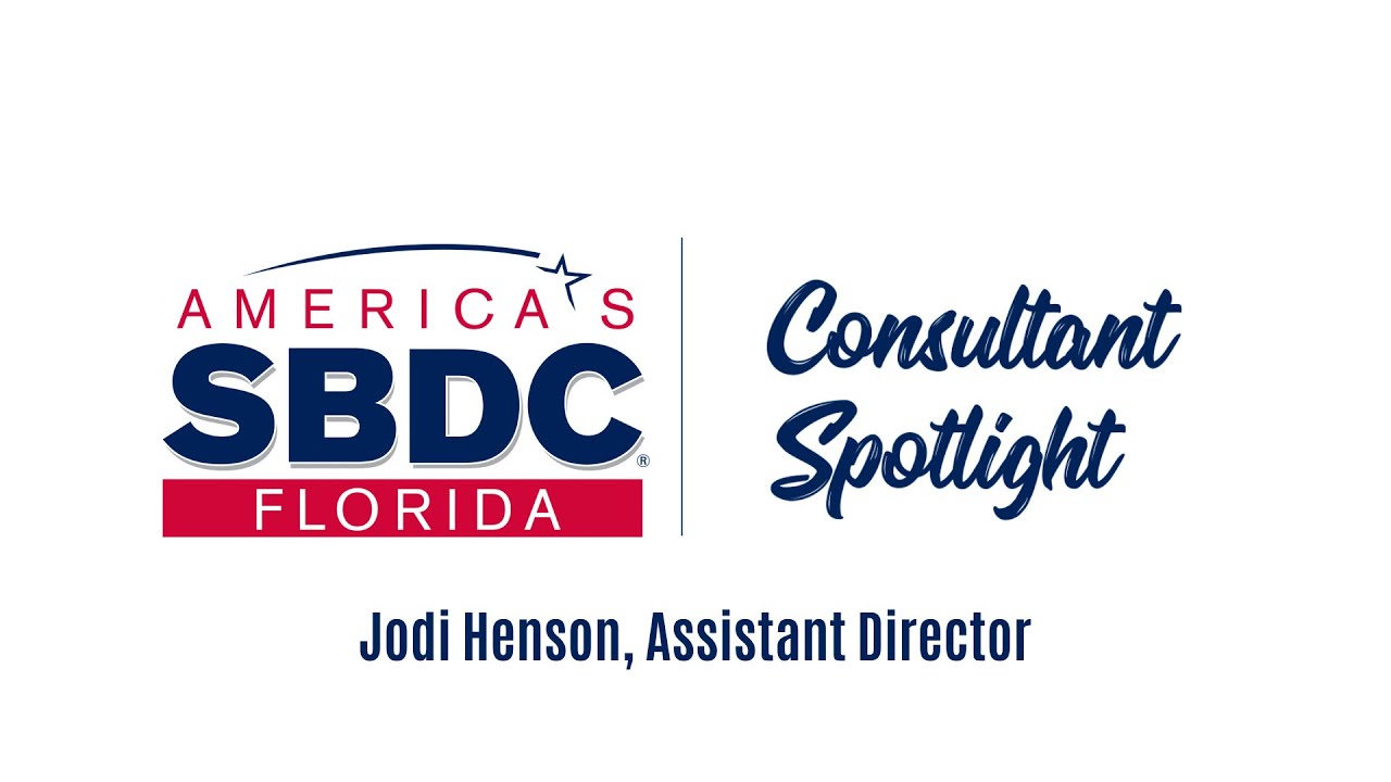 Jodi Henson Florida SBDC at UNF Consultant Spotlight - YouTube