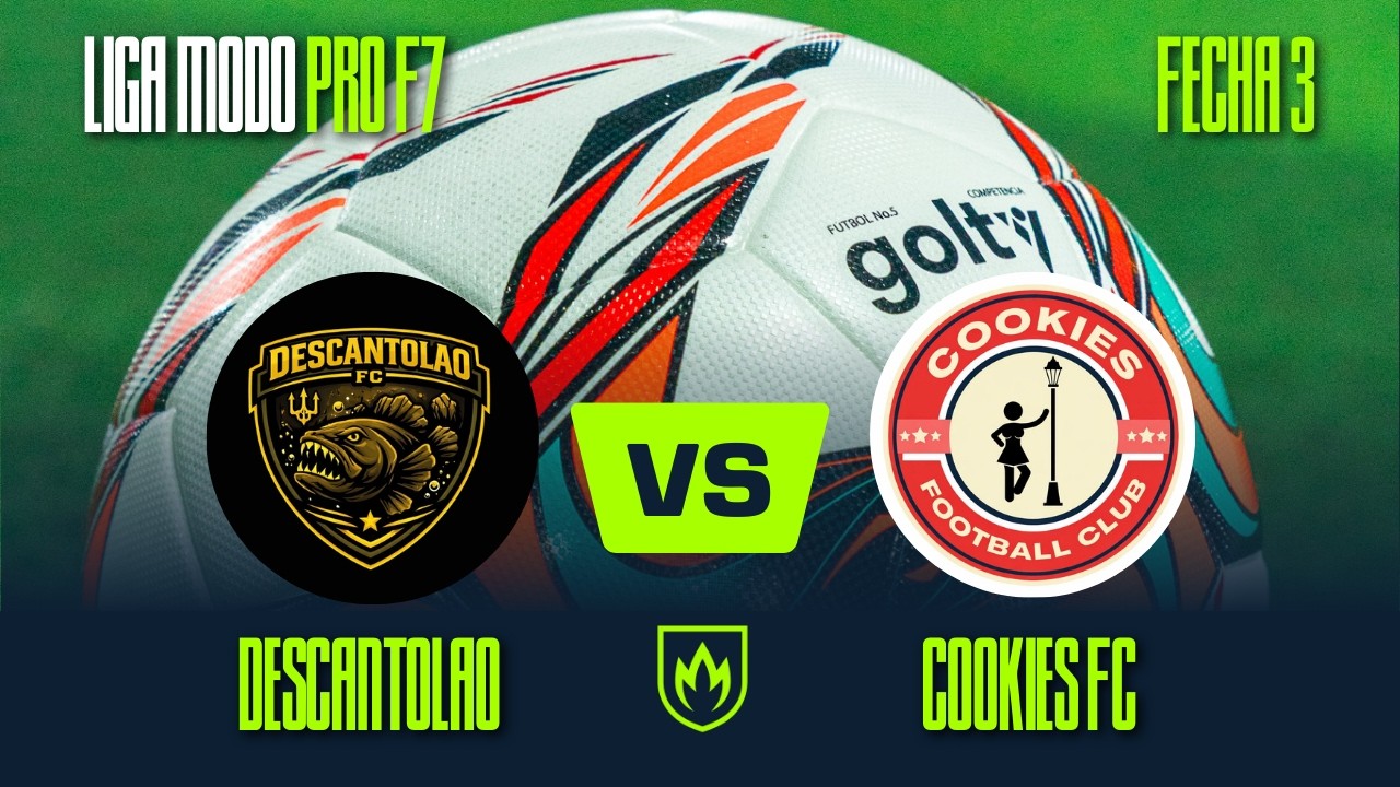 Fecha 3: Descantolao 3 - 2 Cookies FC - Liga Modo Pro F7 Categoría ...