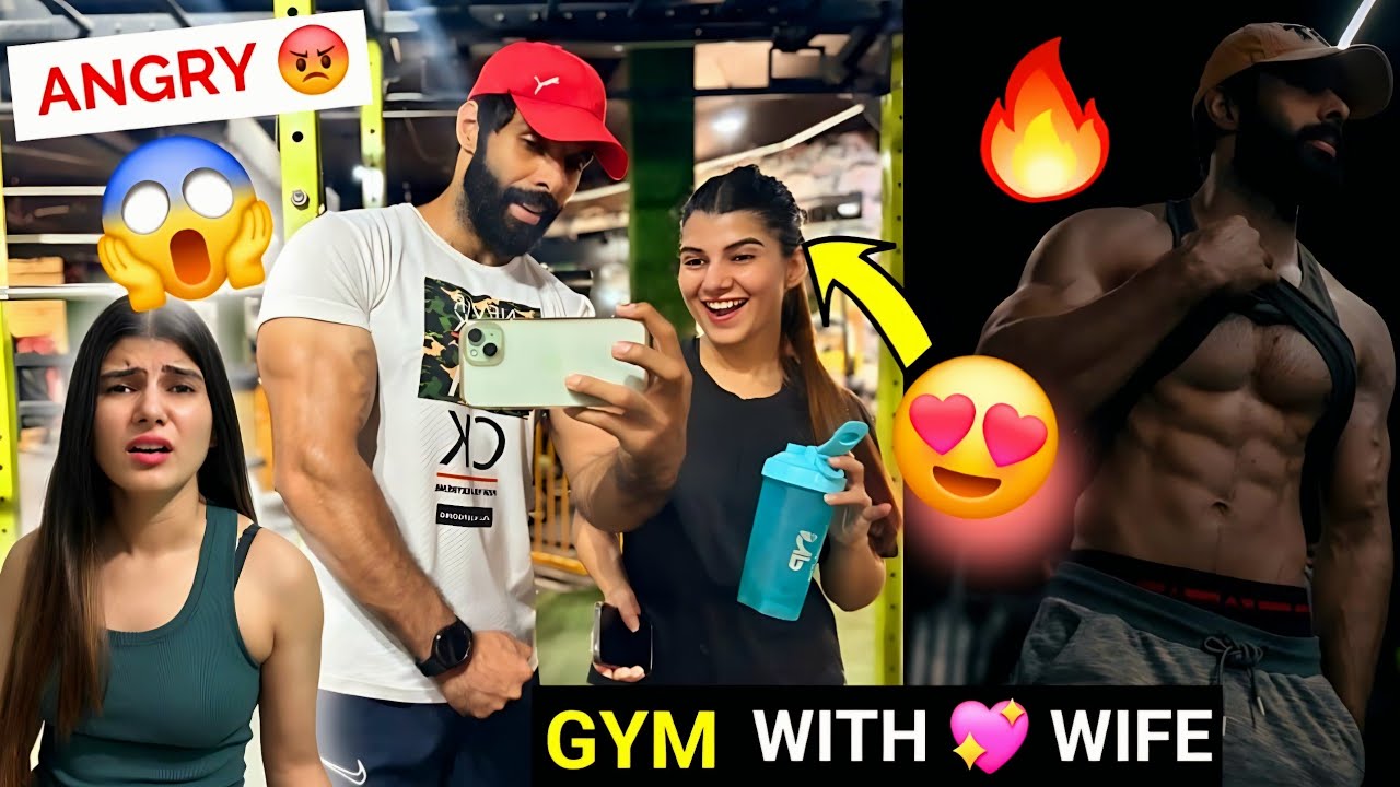 FINALLY GYM SHURU KAR DIYA BIWI NE!!😜😱 BEST BICEPS WORKOUT 🔥 Deepak ...