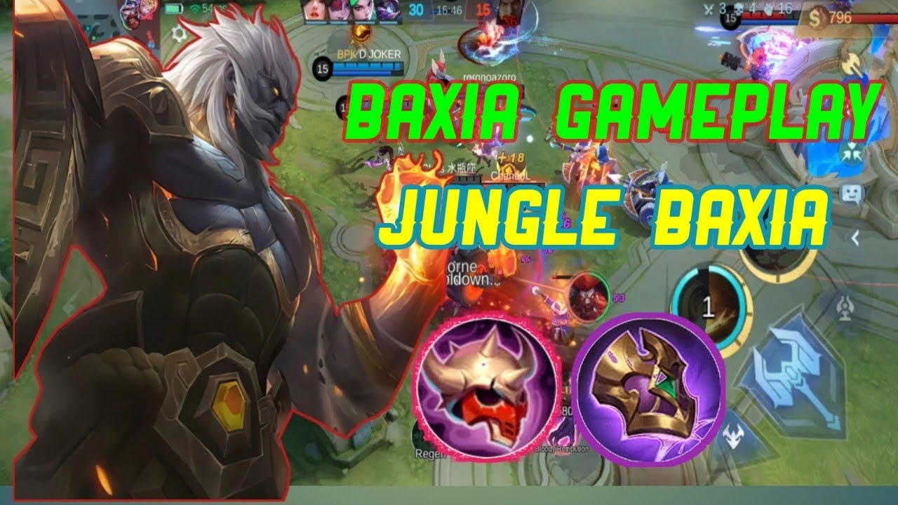 BAXIA GAMEPLAY | JUNGLE BAXIA | BAXIA BEST BUILD 2023 - YouTube