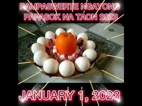 Pampaswerte sa darating na bagong taon 2023 🎆🎇 - YouTube