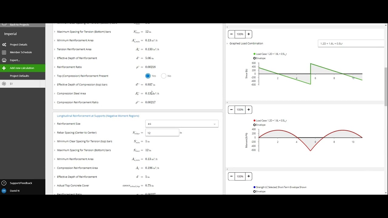 One-Way Concrete Slab Calculator - YouTube