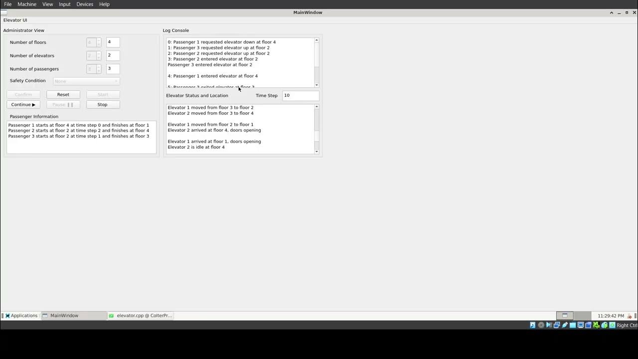 COMP3004 Elevator Simulator Demo - YouTube