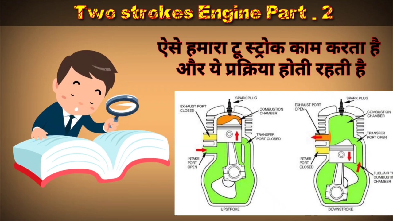 How to work two strokes engine Part-2 - YouTube