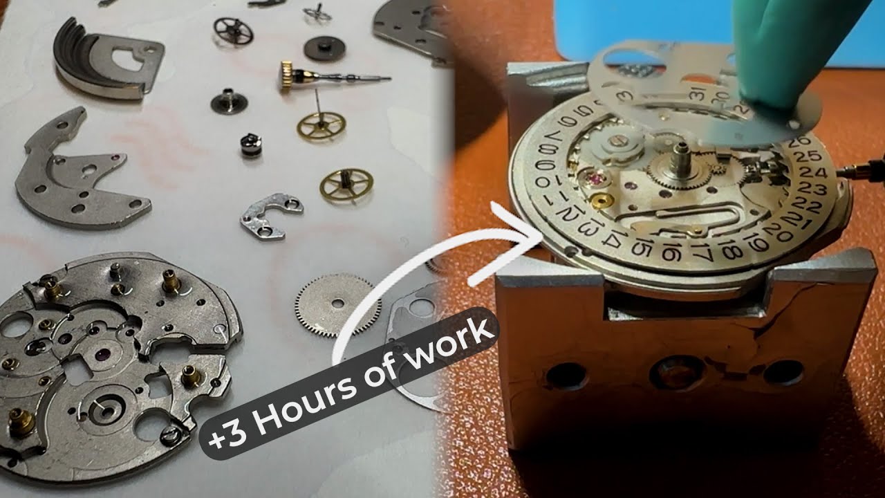 Orient 3-Star Automatic Watch Repair Part 2 | Assembly ASMR - YouTube