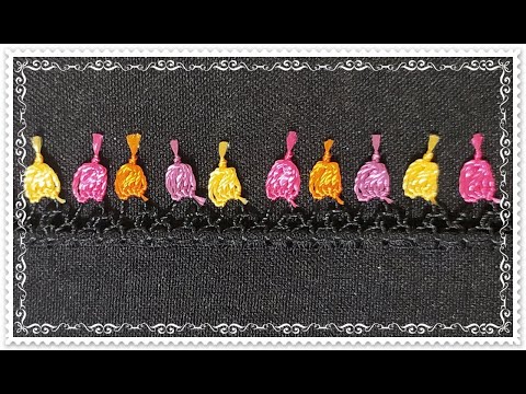 İğne Oyası Limon Çekirdeği Modelinin Yapımı.