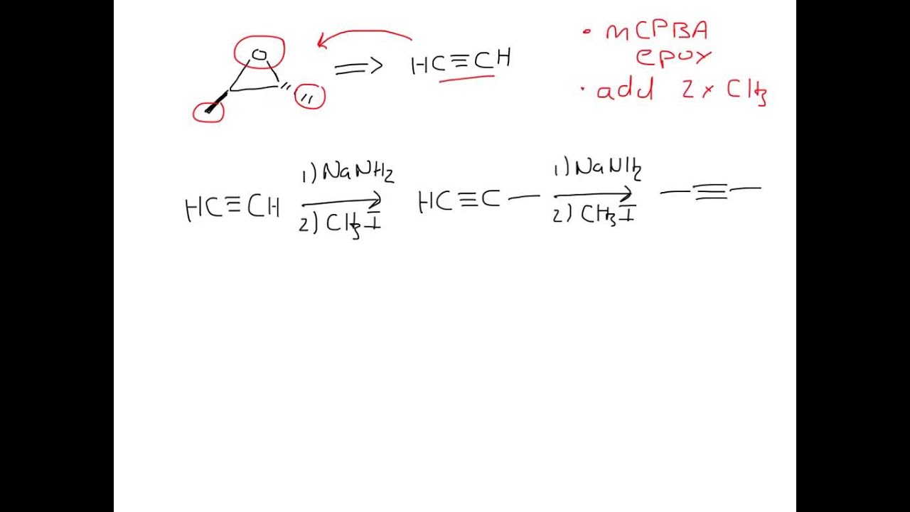 Synthesis of an Epoxides from Ethyne - YouTube