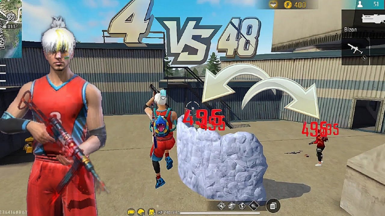 Battle Of The Squads ! 4vs4 Free Fire Game Mode || @NonstopGaming ...