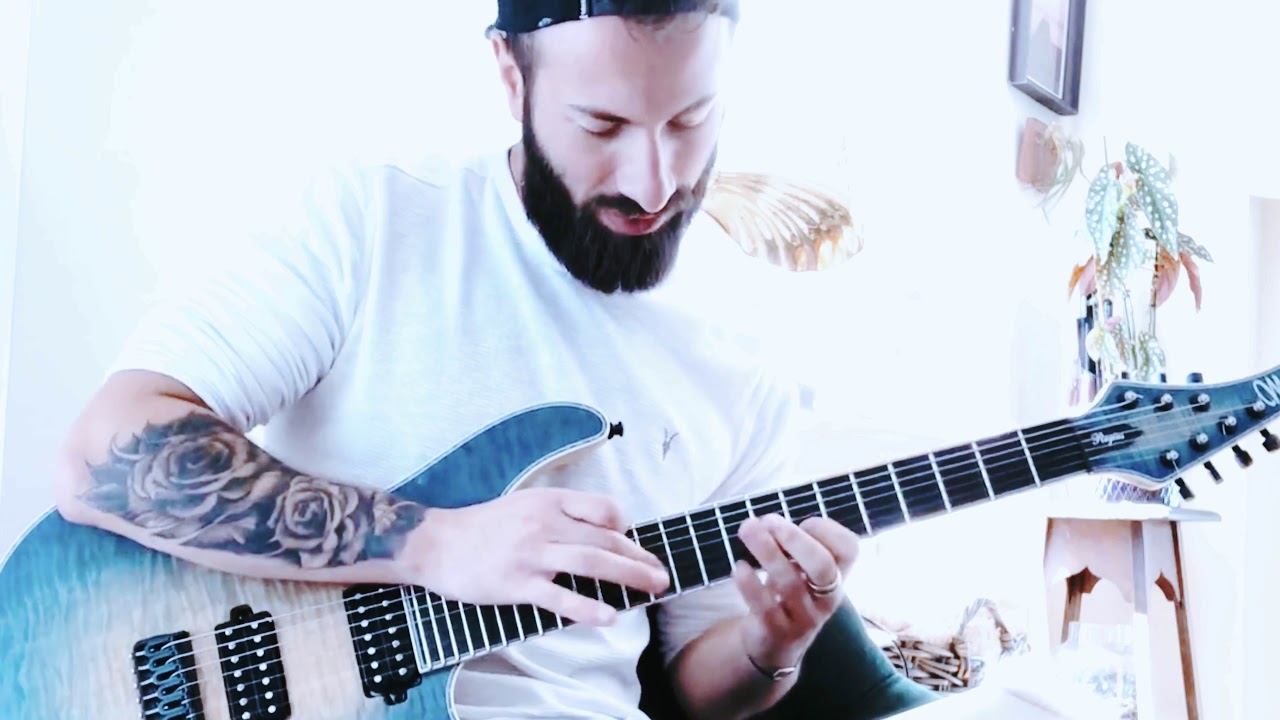 Periphery - Racecar snippet guitar playthrough Mayones Regius 7 - YouTube