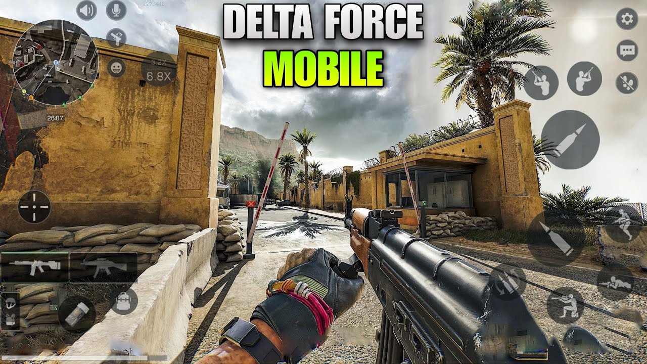 DELTA FORCE MOBILE HDR GRAPHICS 4K GAMEPLAY - YouTube
