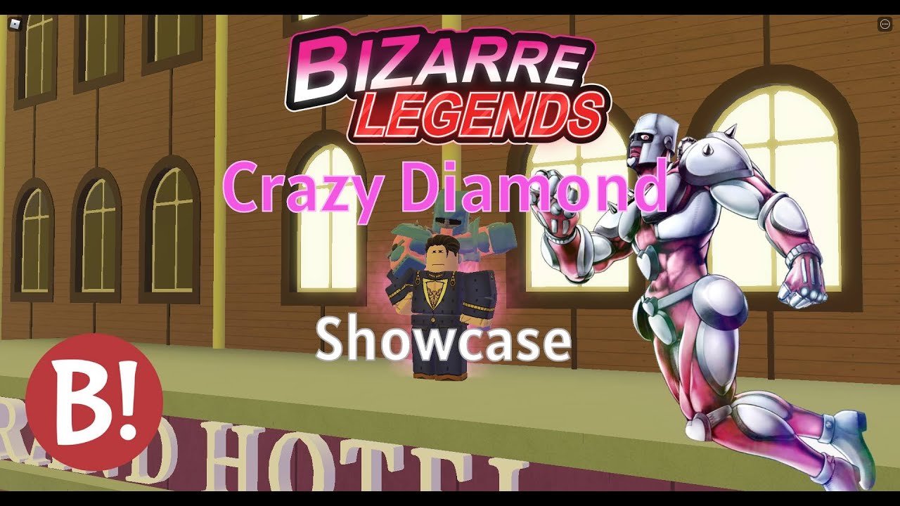 Crazy Diamond Moveset Showcase | Bizarre Legends - YouTube