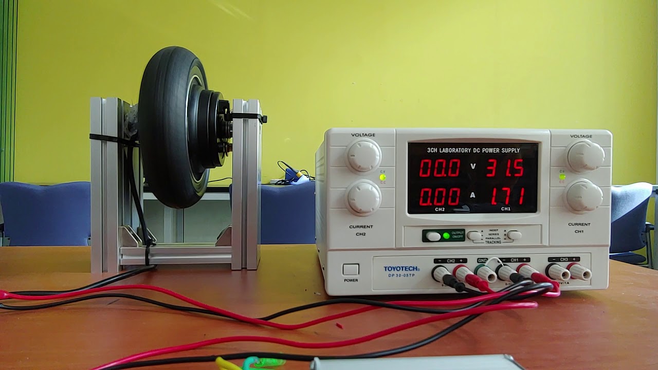 E-motor driver test 181018-1 - YouTube