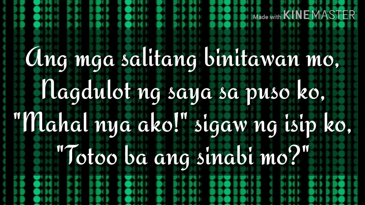 Pangarap Ko Ang Ibigin Ka - inspiring poem of a lovestory - YouTube