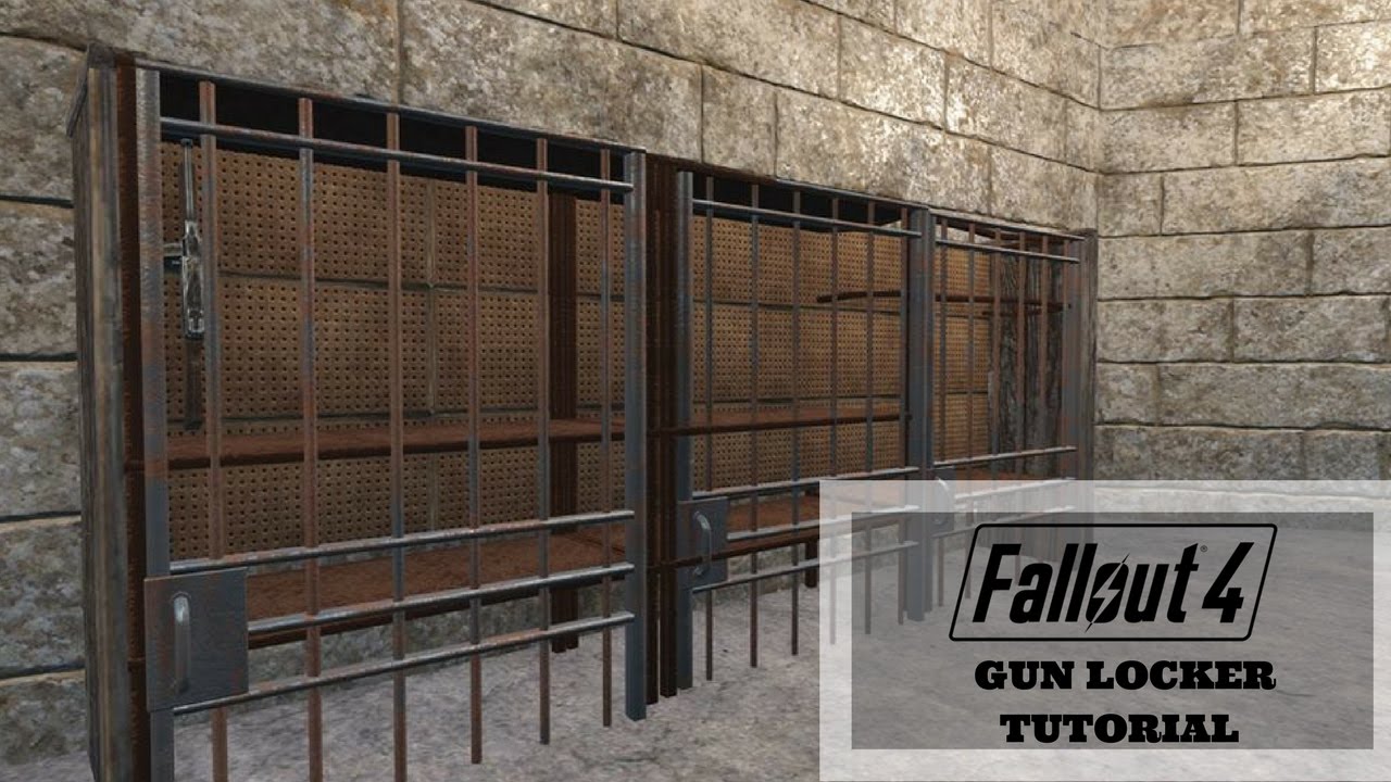 Fallout 4: Gun Locker Tutorial (PS4) (XB1) (PC) - YouTube