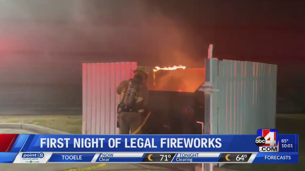Fireworks bring dumpster fires concerns - YouTube