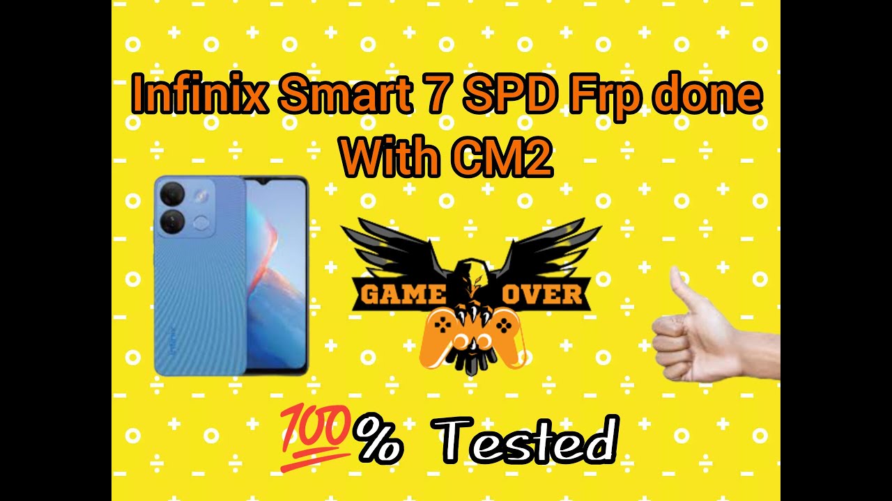 Infinix Smart 7 SPD X6516 FRP Done With CM2 - YouTube