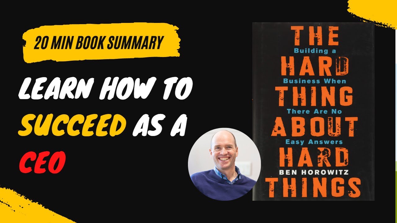 THE HARD THING ABOUT HARD THINGS - Ben Horowitz - Free Audiobook ...
