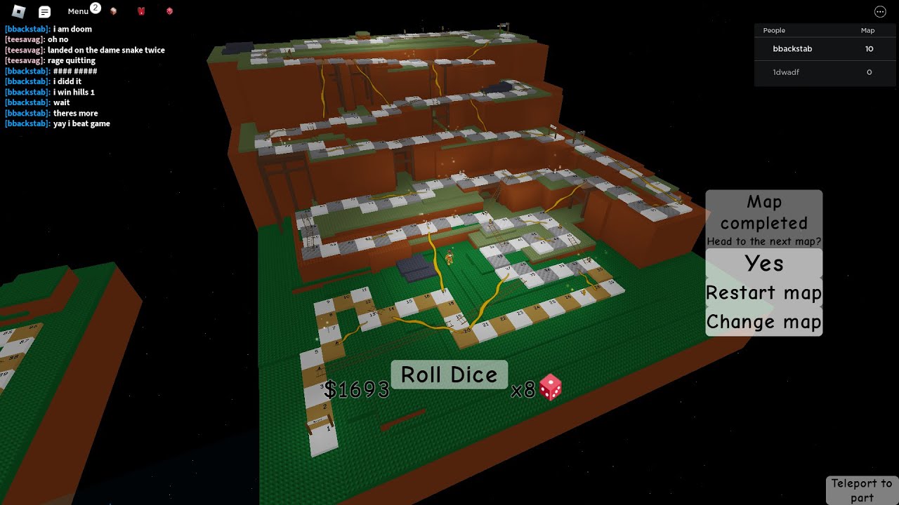 ROBLOX PAIN AND LADDERS GAME [MAP 9-10] - YouTube