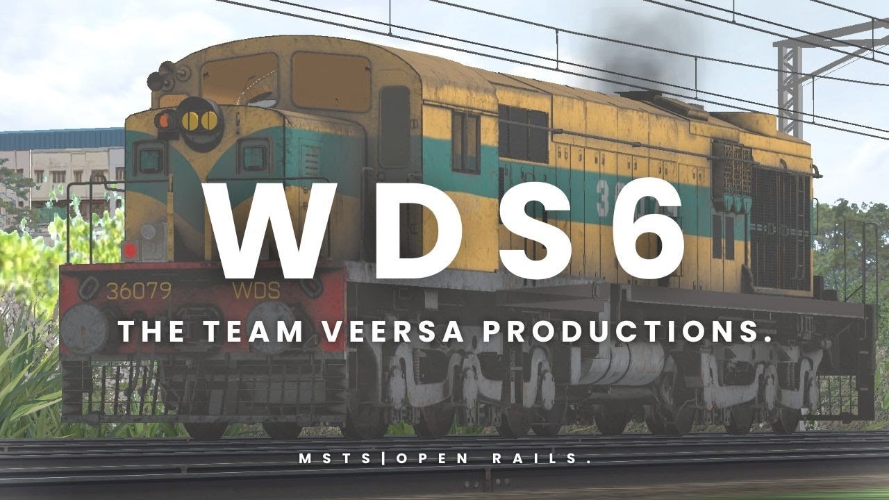 THE TEAM VEERSA PRODUCTIONS. WDS6 LOCOMOTIVE. TESTING THE LOCO. #wds6 ...