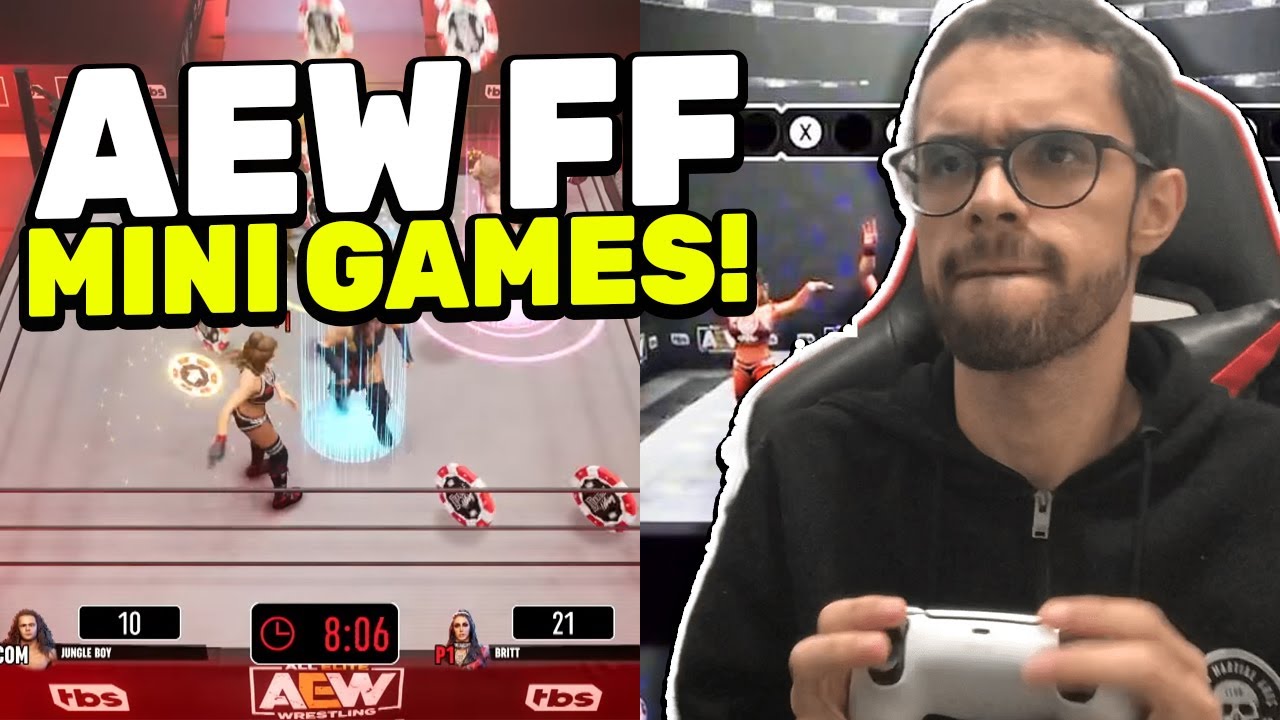 TESTANDO OS MINI GAMES DO JOGO DA AEW! - YouTube