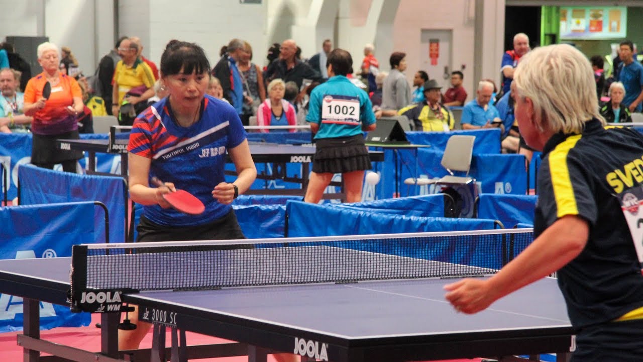 2018 World Veteran Championships Table Tennis - Singles Quarterfinals ...
