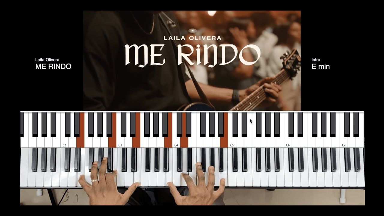 Me Rindo | Piano Tutorial | Laila Olivera - YouTube