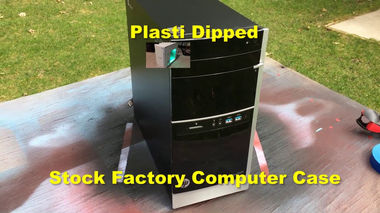 Plasti Dip Factory Stock Computer Case / Tower - YouTube